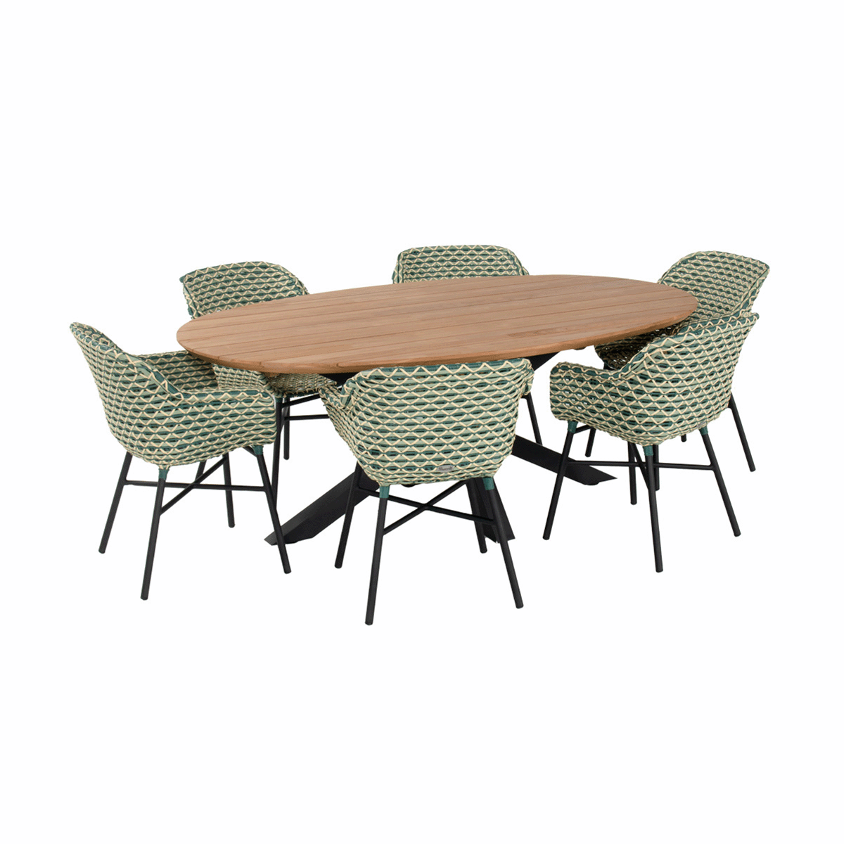 Hartman Tuinset 6 personen | Stephanie/Delphine